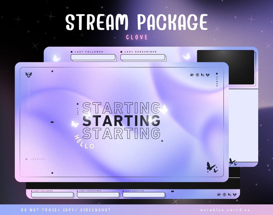 Clove Streaming Overlay- Stream Bundle - Twitch - Overlay - Valorant ...