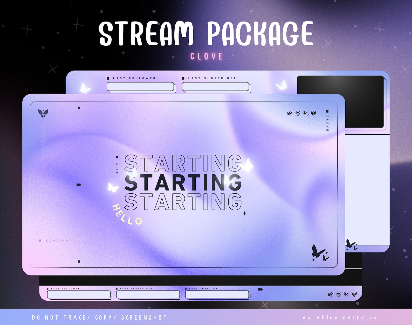 Clove Streaming Overlay- Stream Bundle - Twitch - Overlay - Valorant ...