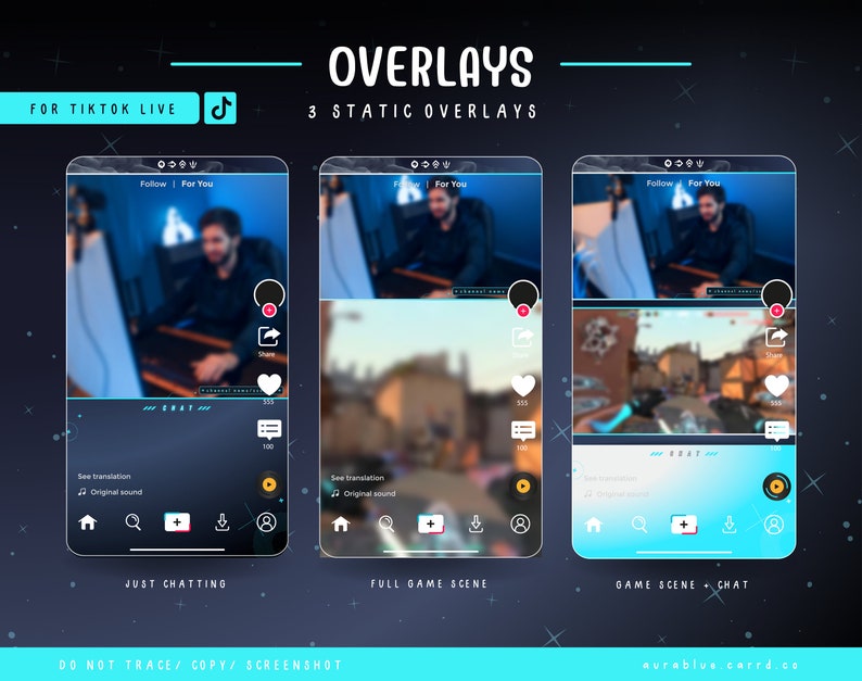 Jett Tiktok Streaming Overlays- Stream Bundle - Live- Animated - Cute ...