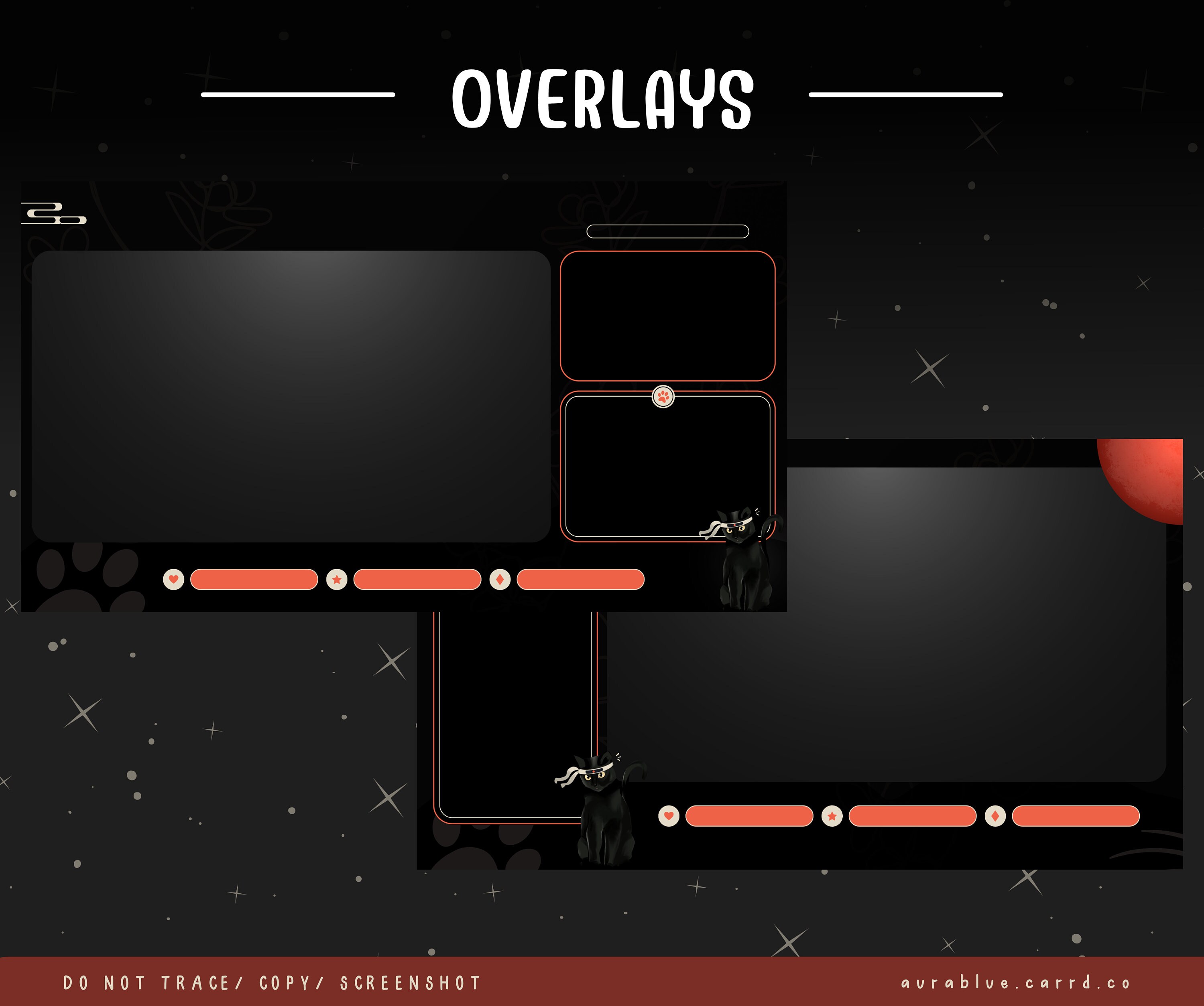 Neko Streaming Overlay- Animated Stream Bundle - Twitch - Overlay ...