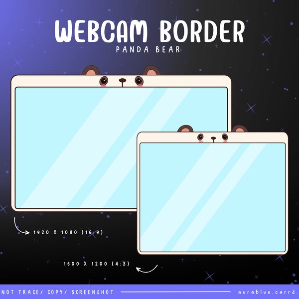 Twitch Panda Overlay - Etsy