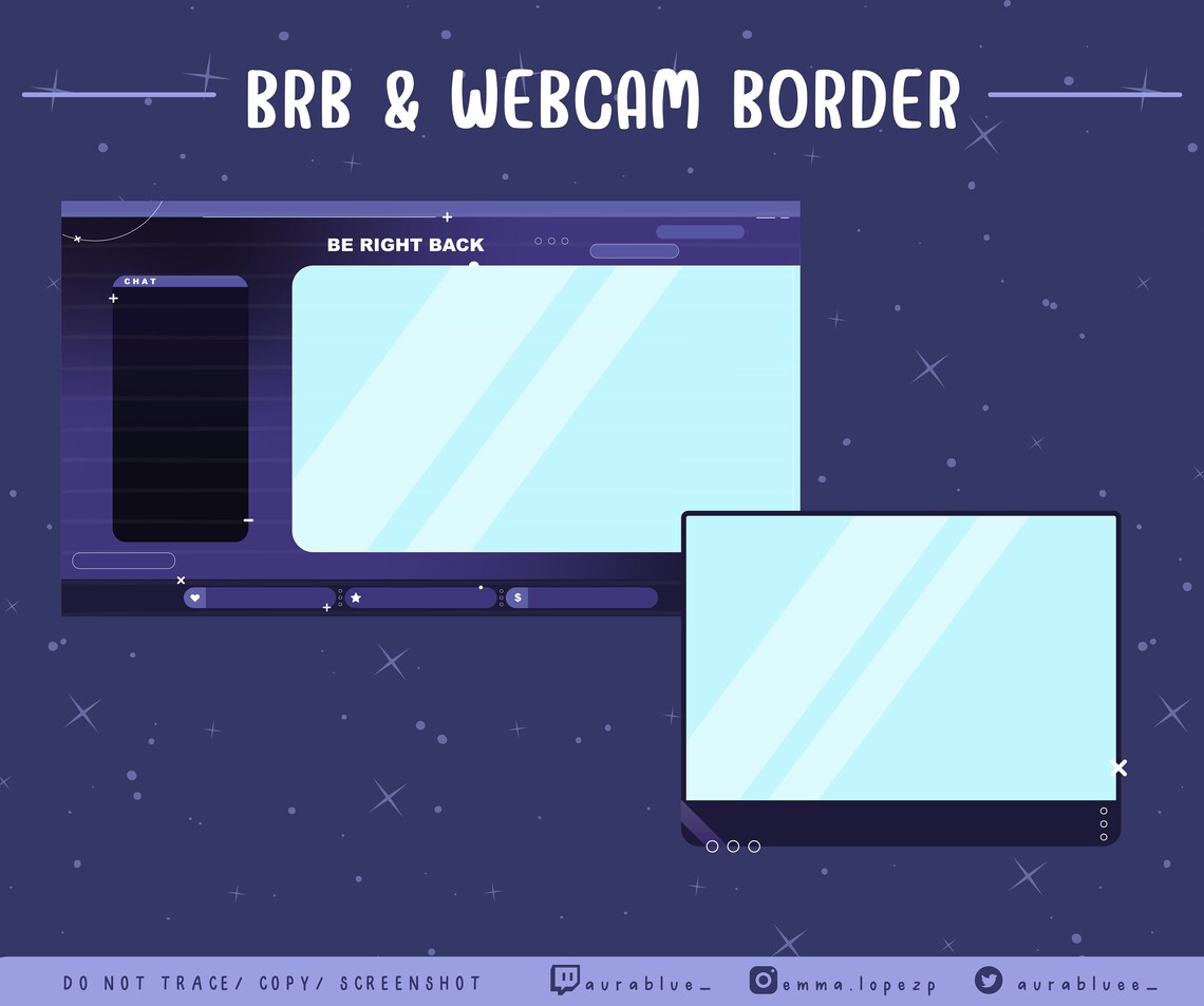 Purple Modern Streaming Overlay Stream Bundle Twitch - Etsy