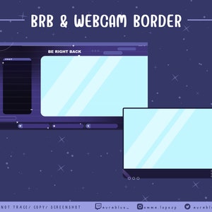Purple Modern Streaming Overlay Stream Bundle Twitch - Etsy