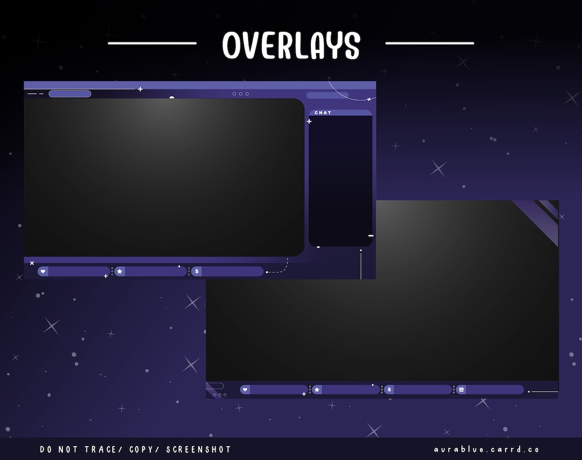 Purple Modern Streaming Overlay Stream Bundle Twitch - Etsy