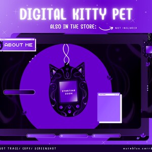 Digital Kitty Pet Tiktok Streaming Overlays- Stream Bundle - Tiktoklive ...