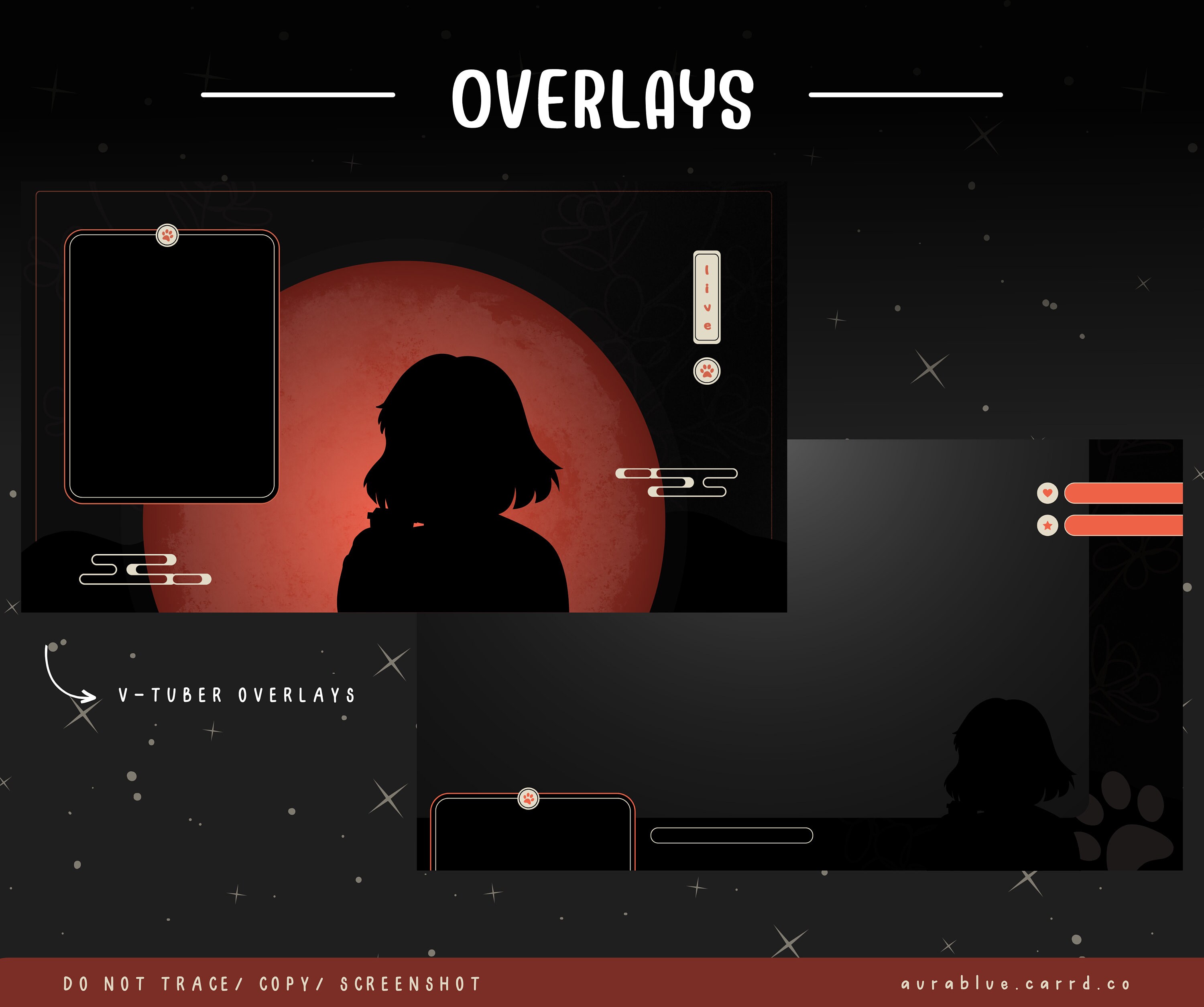 Neko Streaming Overlay- Animated Stream Bundle - Twitch - Overlay ...