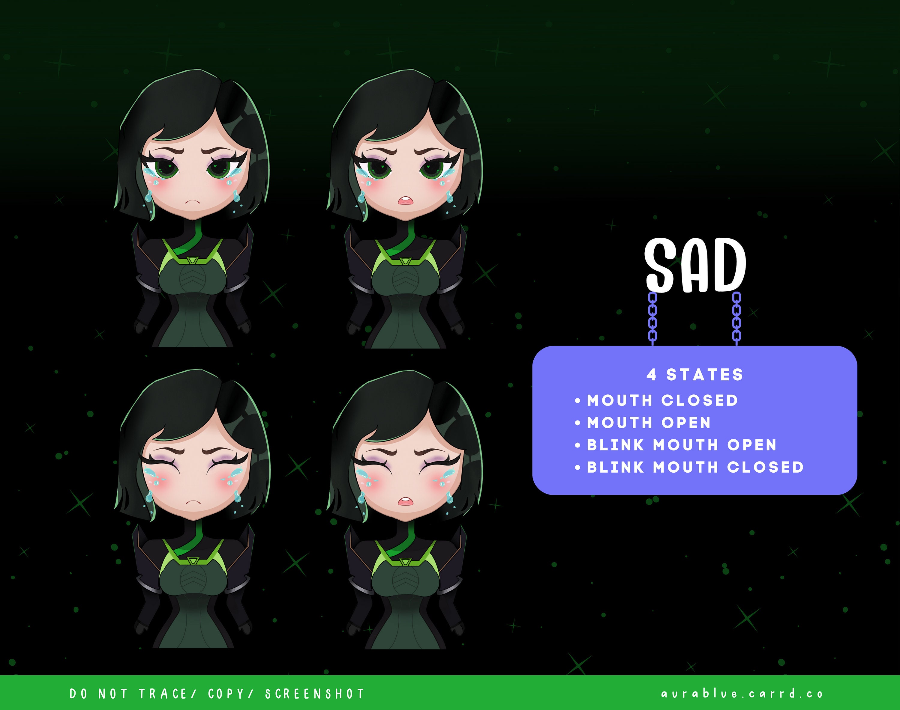 Viper Pngtuber Model / Valorant Chibi Agent 18 Expressions - 5 Emotions ...