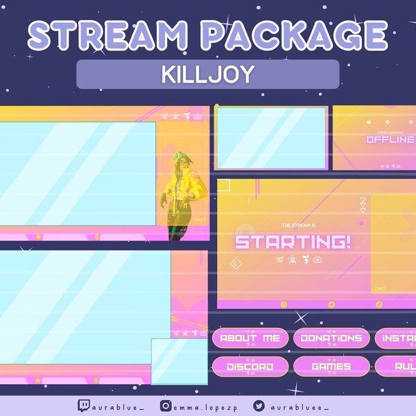 Valorant Stream Overlay - Etsy