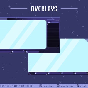 Purple Modern Streaming Overlay Stream Bundle Twitch - Etsy