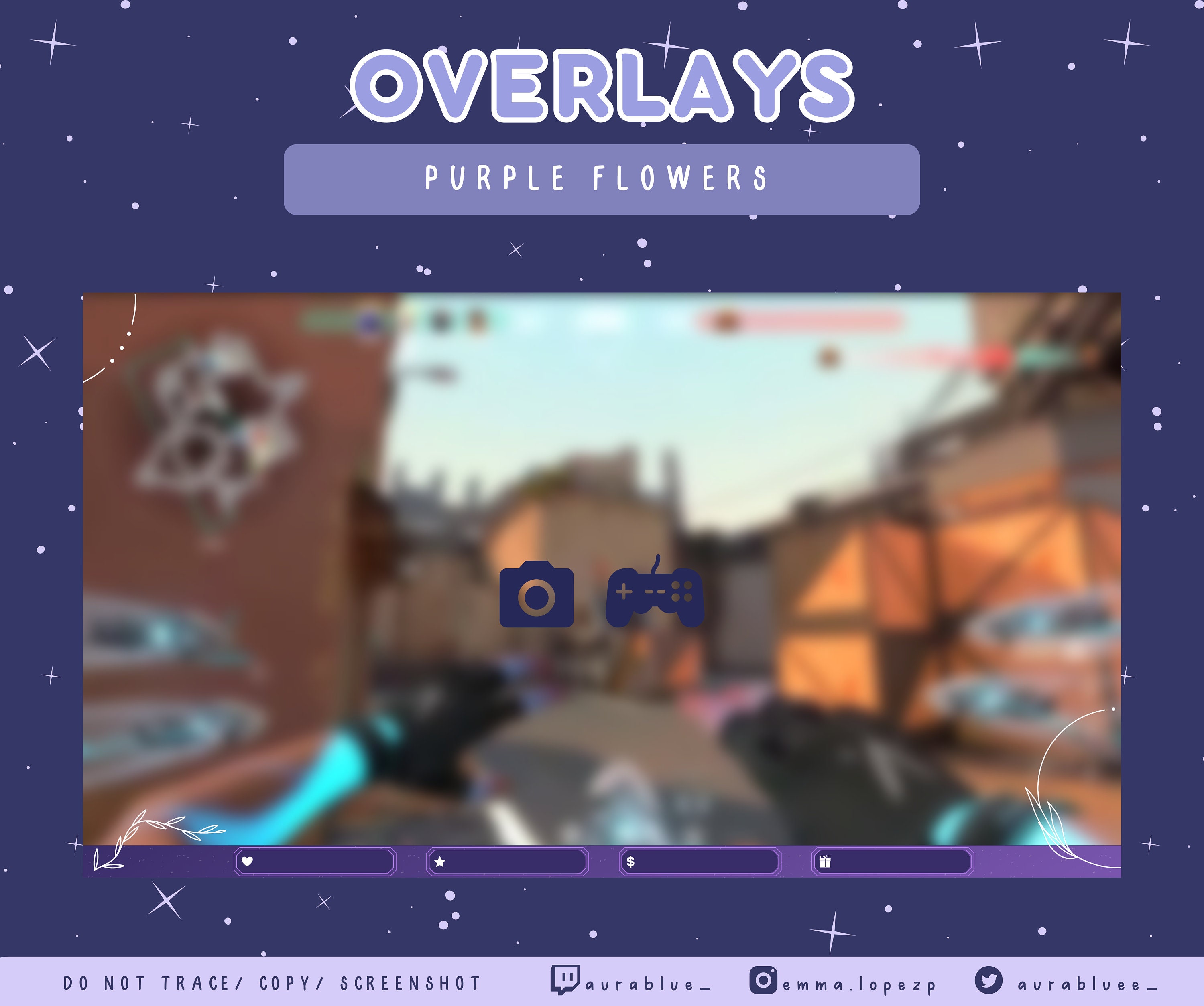 Flowers Streaming Overlay Stream Bundle Twitch Overlay - Etsy