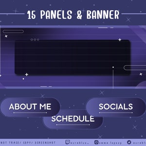 Purple Modern Streaming Overlay Stream Bundle Twitch - Etsy