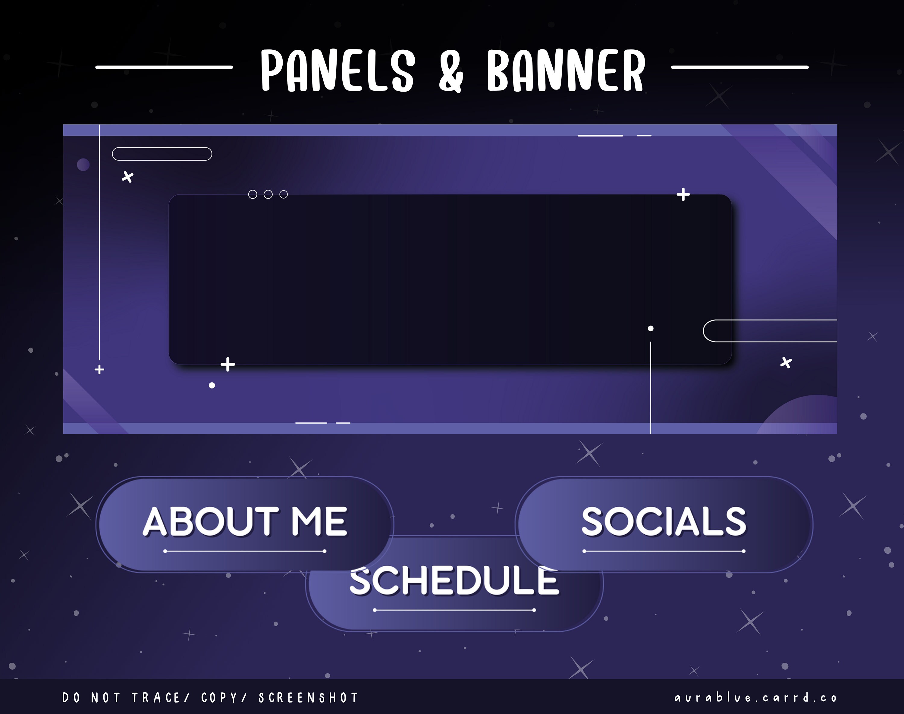 Purple Modern Streaming Overlay Stream Bundle Twitch - Etsy