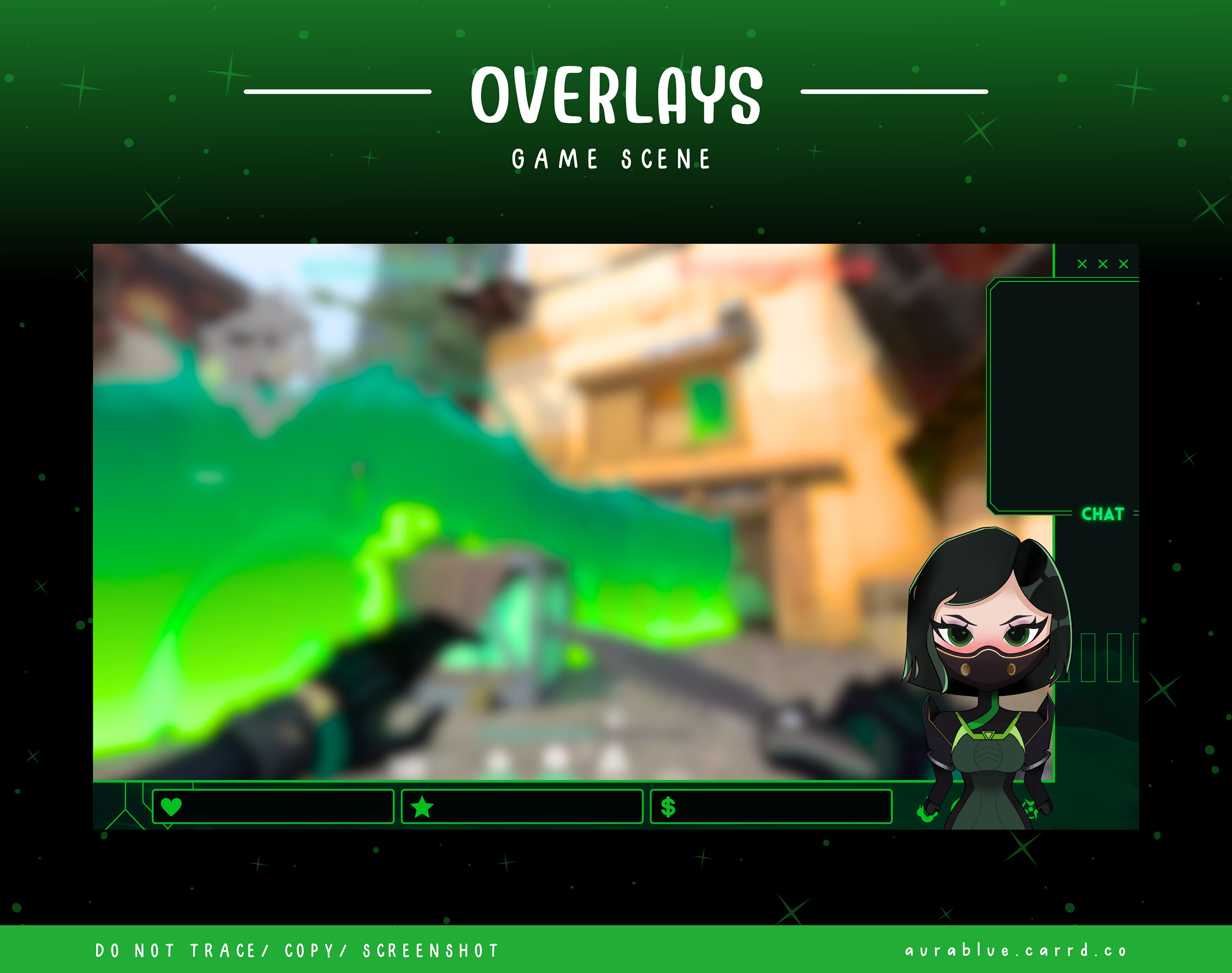 Viper V-tuber Simple Streaming Overlay - Stream Bundle - Twitch ...