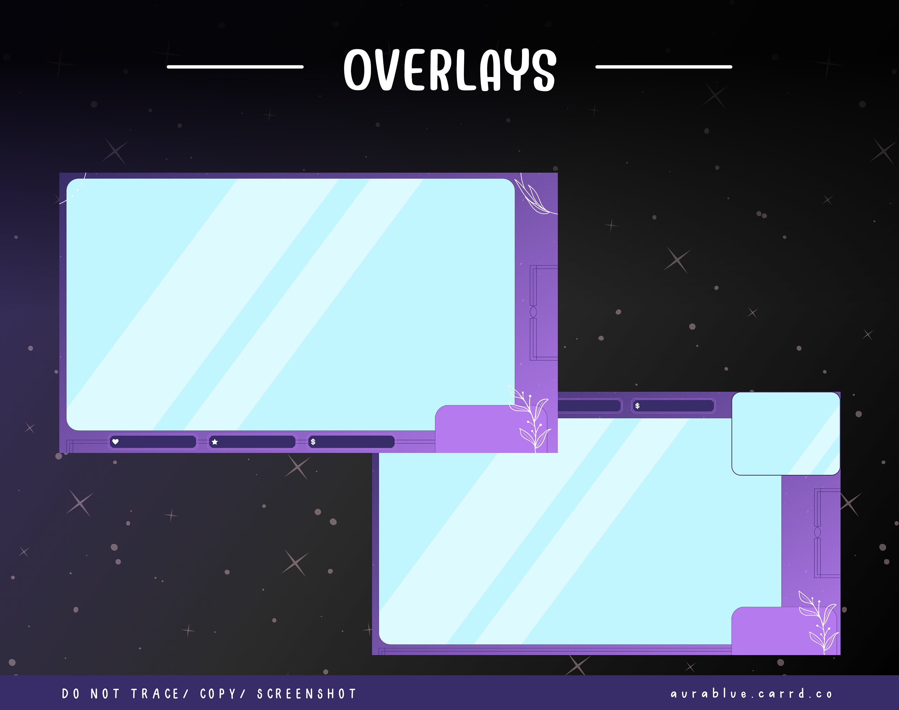 Flowers Streaming Overlay- Stream Bundle - Twitch - Overlay- Game ...