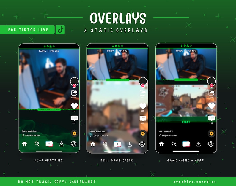 Viper Tiktok Streaming Overlays- Stream Bundle - Tiktoklive- Overlay ...