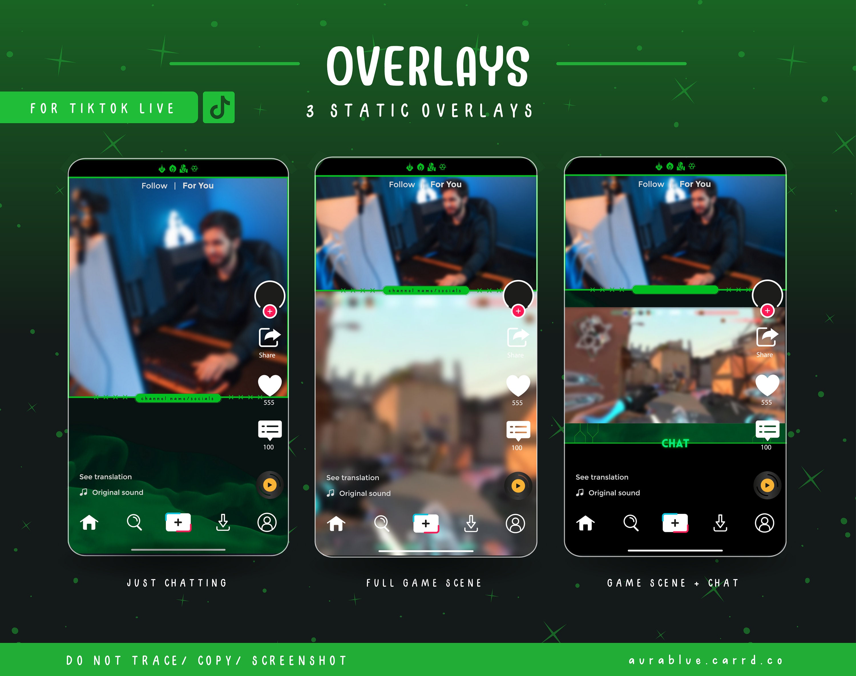 Viper Tiktok Streaming Overlays- Stream Bundle - Tiktoklive- Overlay ...
