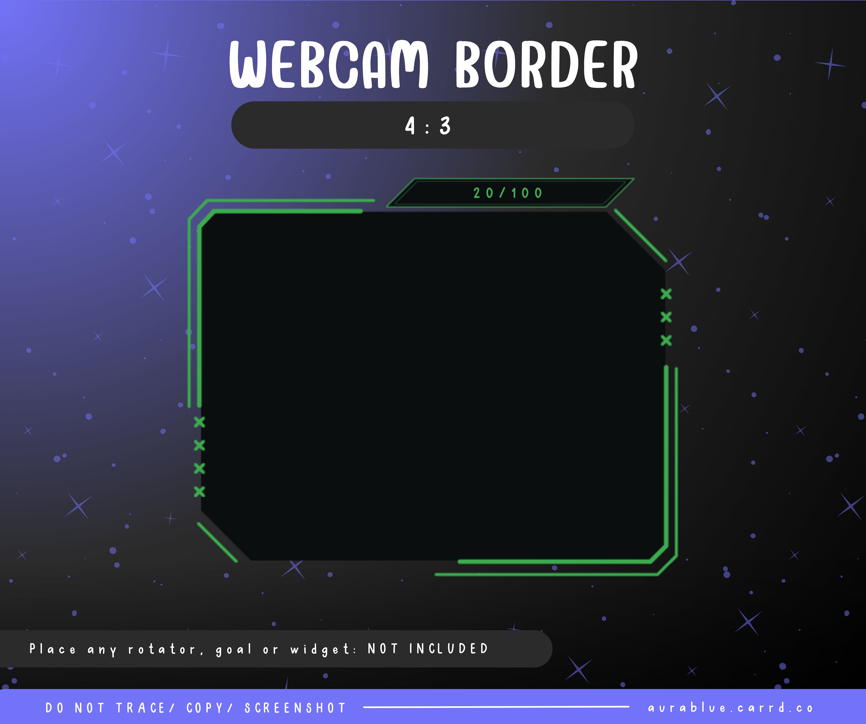 Viper Webcam Border Stream Twitch Overlay Cute Static - Etsy España