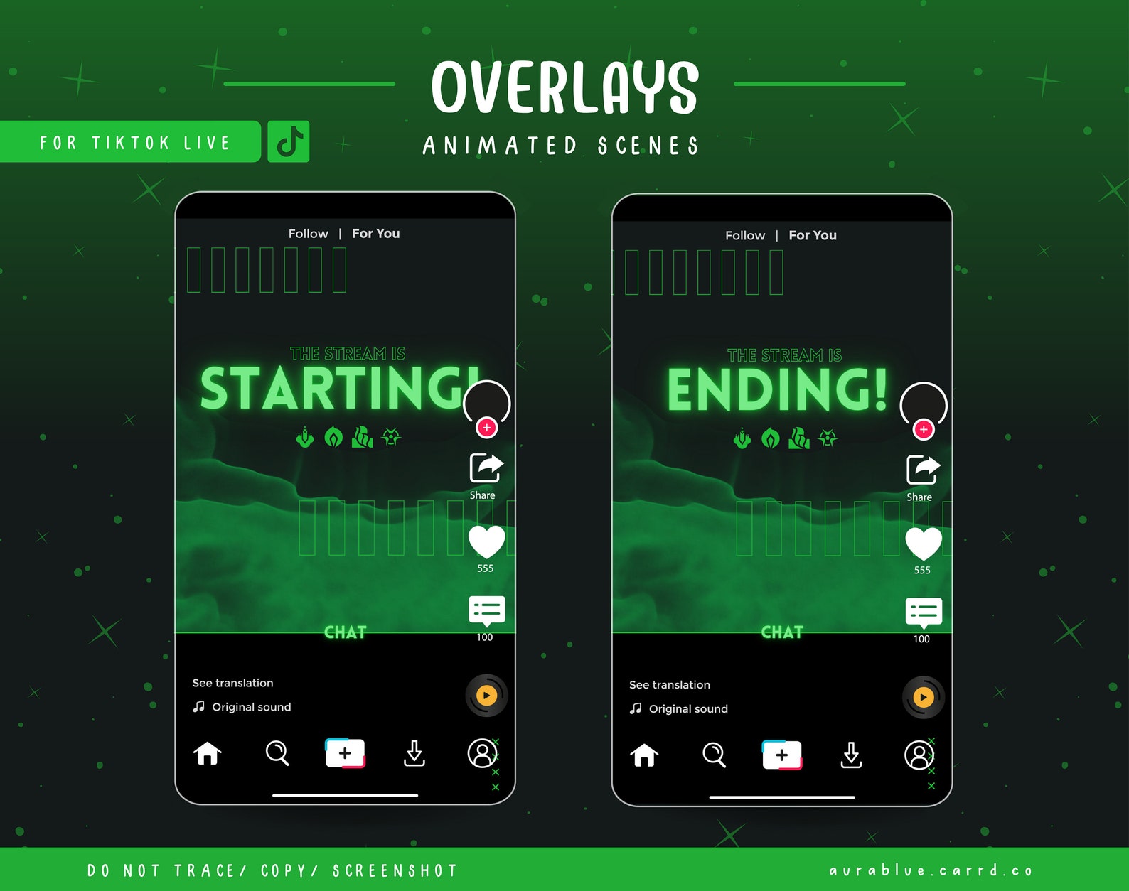 Viper Tiktok Streaming Overlays- Stream Bundle - Tiktoklive- Overlay ...