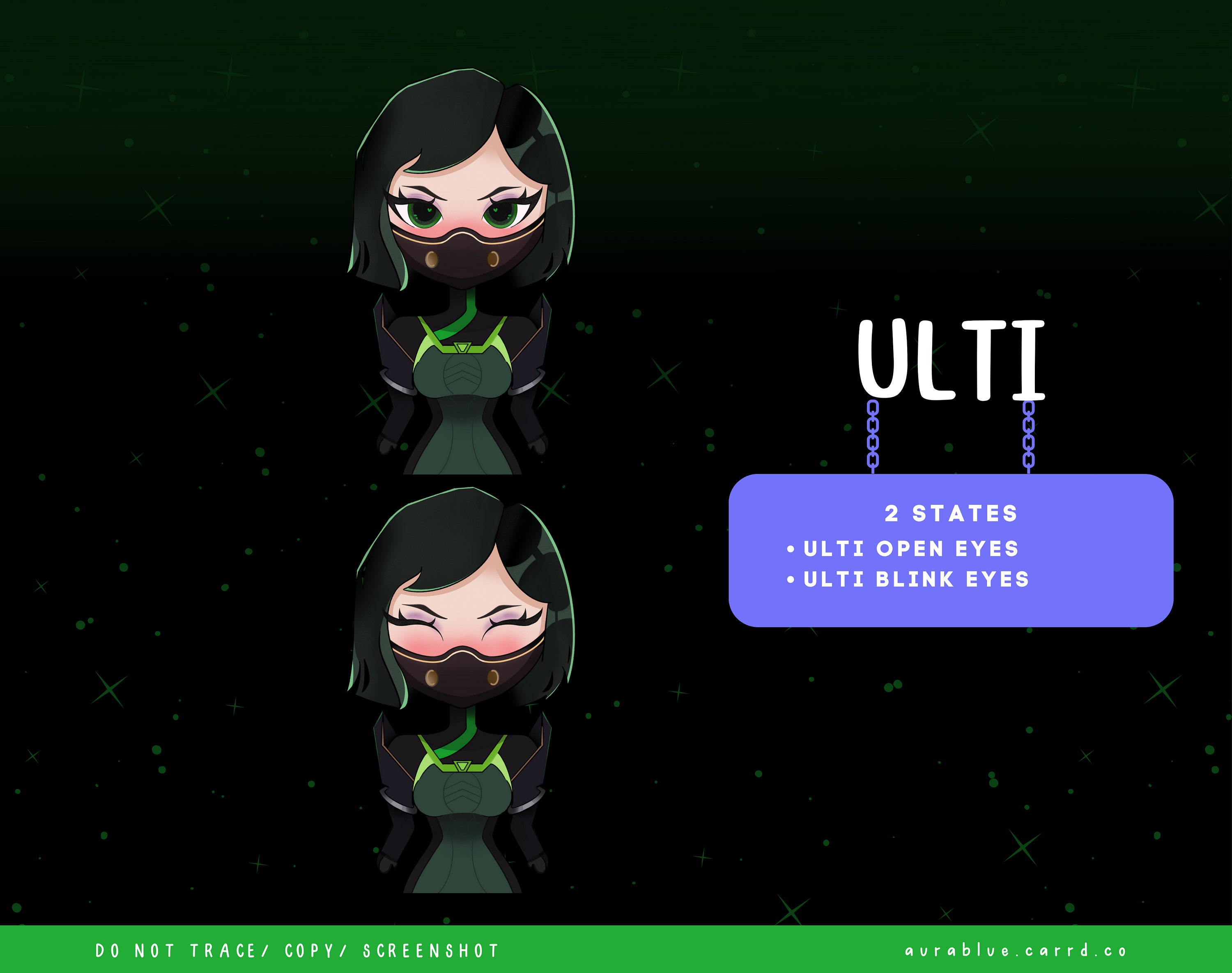 Viper Pngtuber Model / Valorant Chibi Agent 18 Expressions - 5 Emotions ...