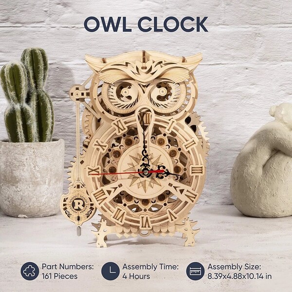 Owl Clock - Etsy