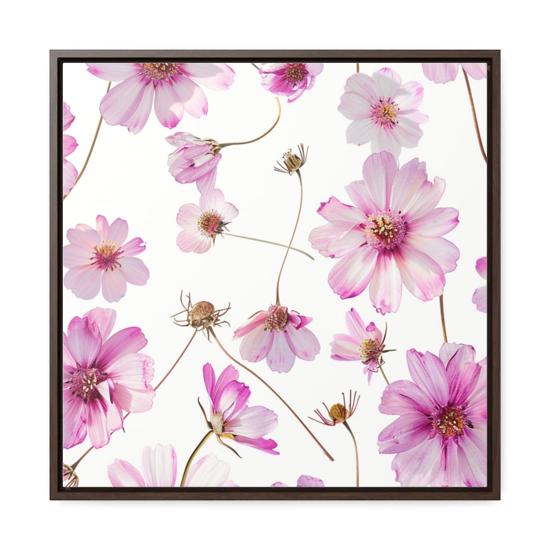 Pink Pressed Flower Art Print - Digital Download - Etsy
