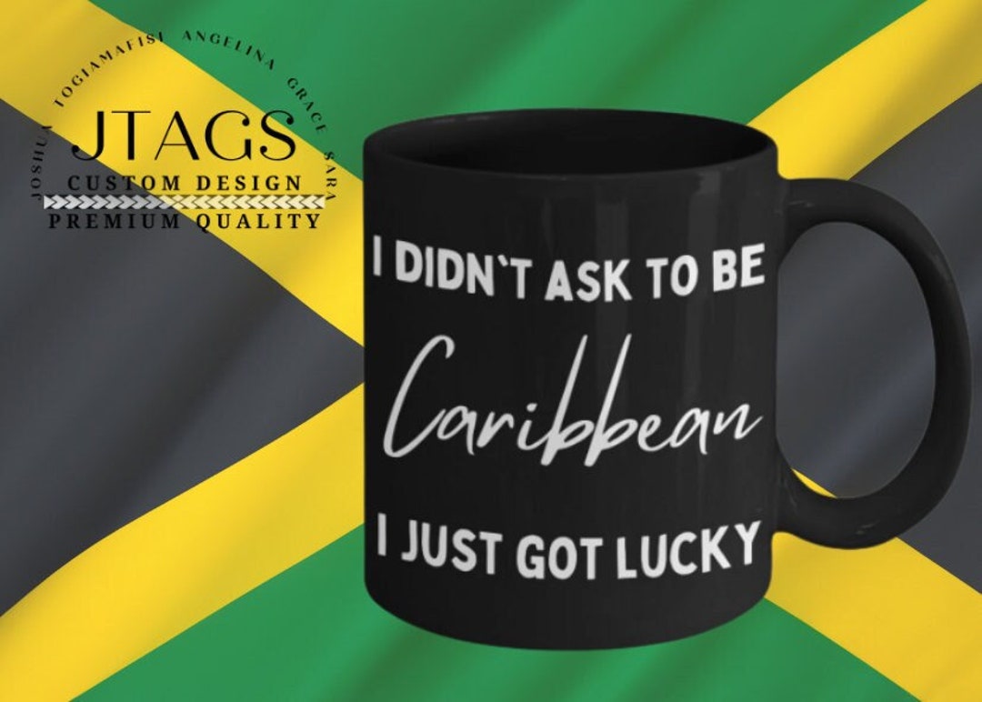 Caribbean Nationality Mug, Caribbean Coffee Cup, Gift for Caribbean ...