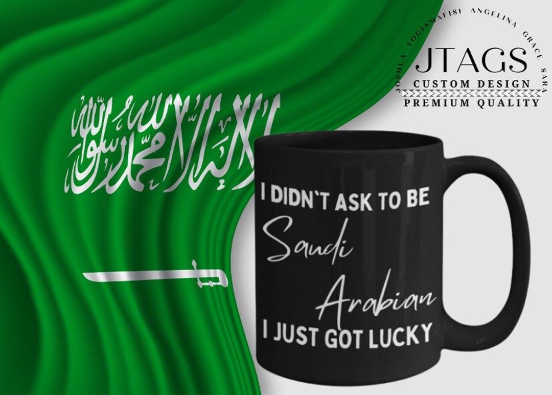 Saudi Arabian Mug, Saudi Arabia, Gift for Saudi Arabian, Saudi Arabian ...