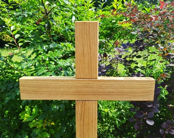 Wooden Cross Grave Marker | Etsy UK