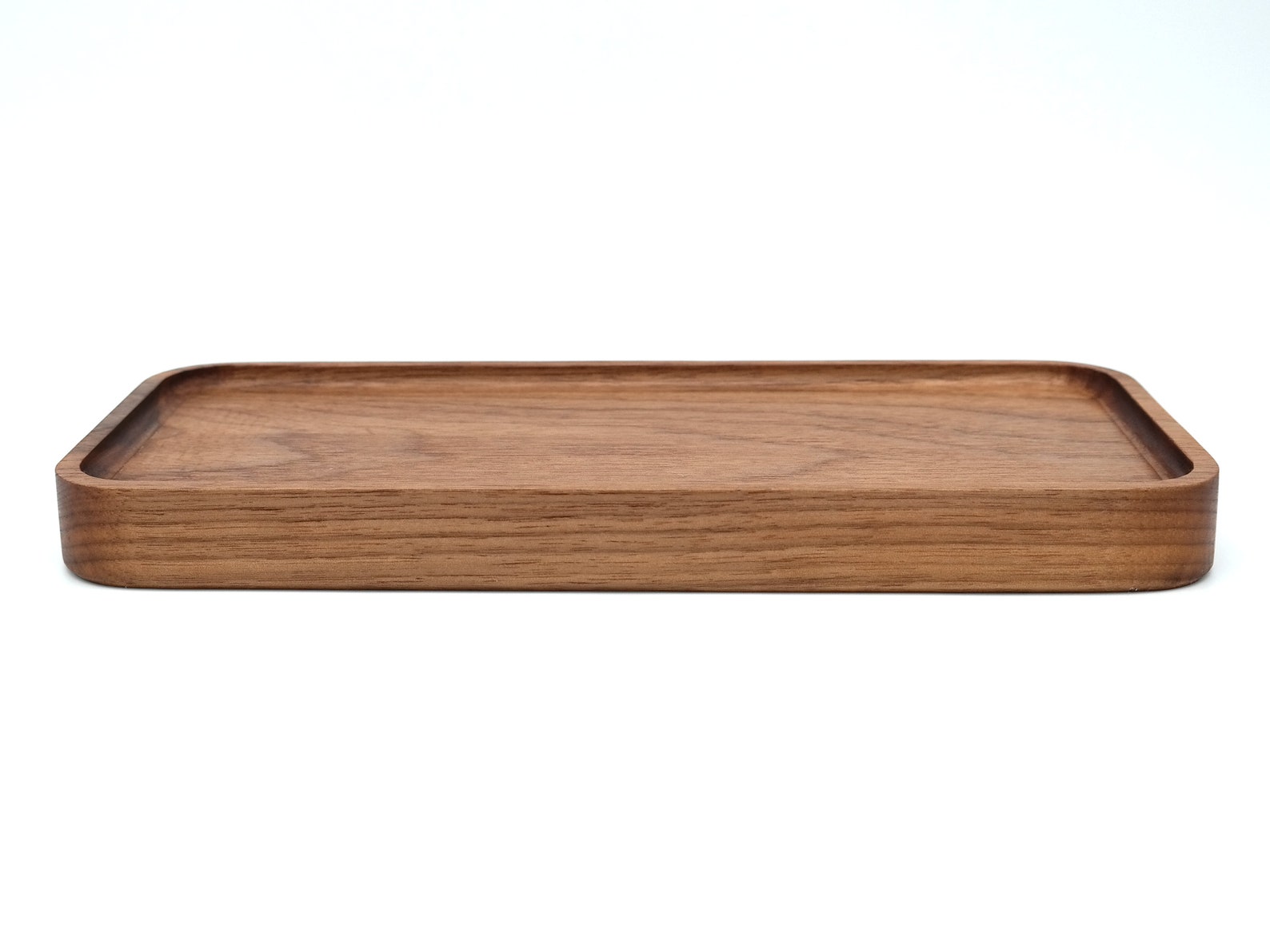 Walnut Tray Coffee Serving Tray Rectangle Serving Tray | Etsy