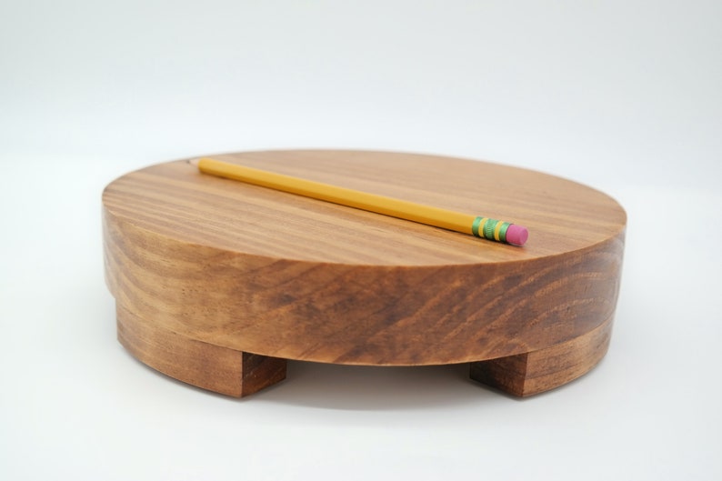 Large 9 In Plant Riser Stand Wooden Round Riser Wooden | Etsy