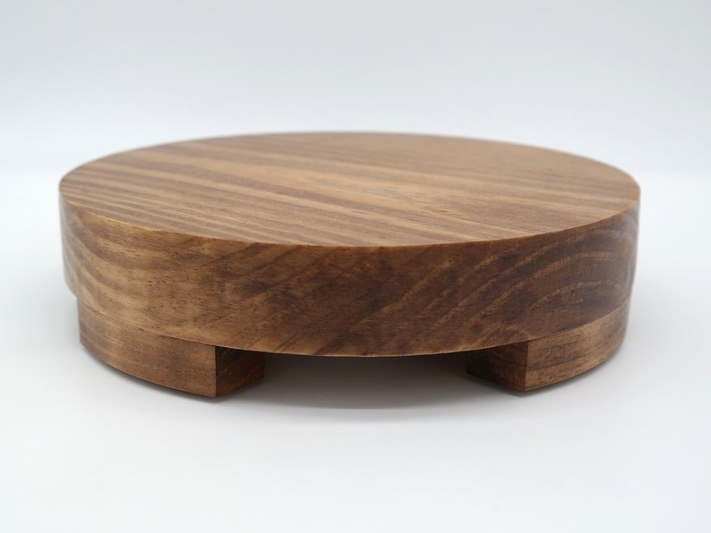 Large 9 In Plant Riser Stand Wooden Round Riser Wooden | Etsy