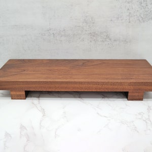 Bathroom Soap Tray, Walnut Riser, Decorative Trays, Riser Display, Wood ...