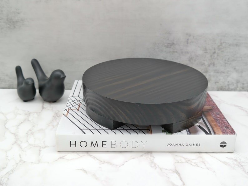 Black Riser Round Risers Wood Riser Plant Riser Display - Etsy