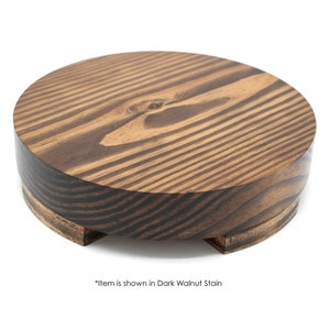 Large 9 In, Plant Riser Stand, Wooden Round Riser, Wooden Round ...