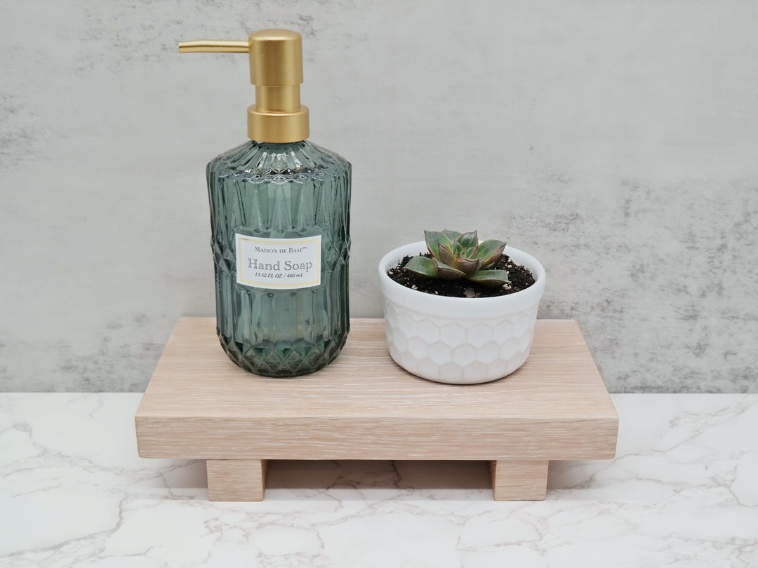 White Oak Wood Riser for Kitchen Counter, Kitchen and Bathroom ...