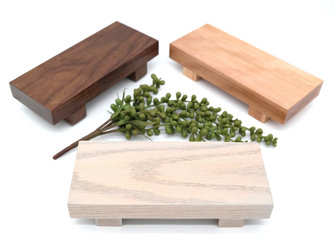 Walnut Riser, Wood Riser, Wood Riser Stand, Wood Pedestal, Wooden Riser ...