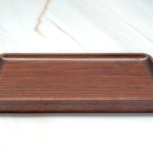Walnut Tray, Coffee Serving Tray, Rectangle Serving Tray, Walnut ...