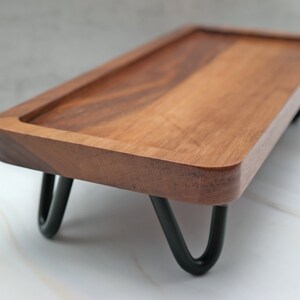 Walnut Riser, Decorative Trays, Riser Display, Wood Pedestal Stand ...