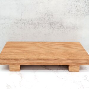White Oak Wood Riser for Kitchen Counter, Kitchen and Bathroom ...