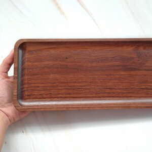 Walnut Tray, Coffee Serving Tray, Rectangle Serving Tray, Walnut ...