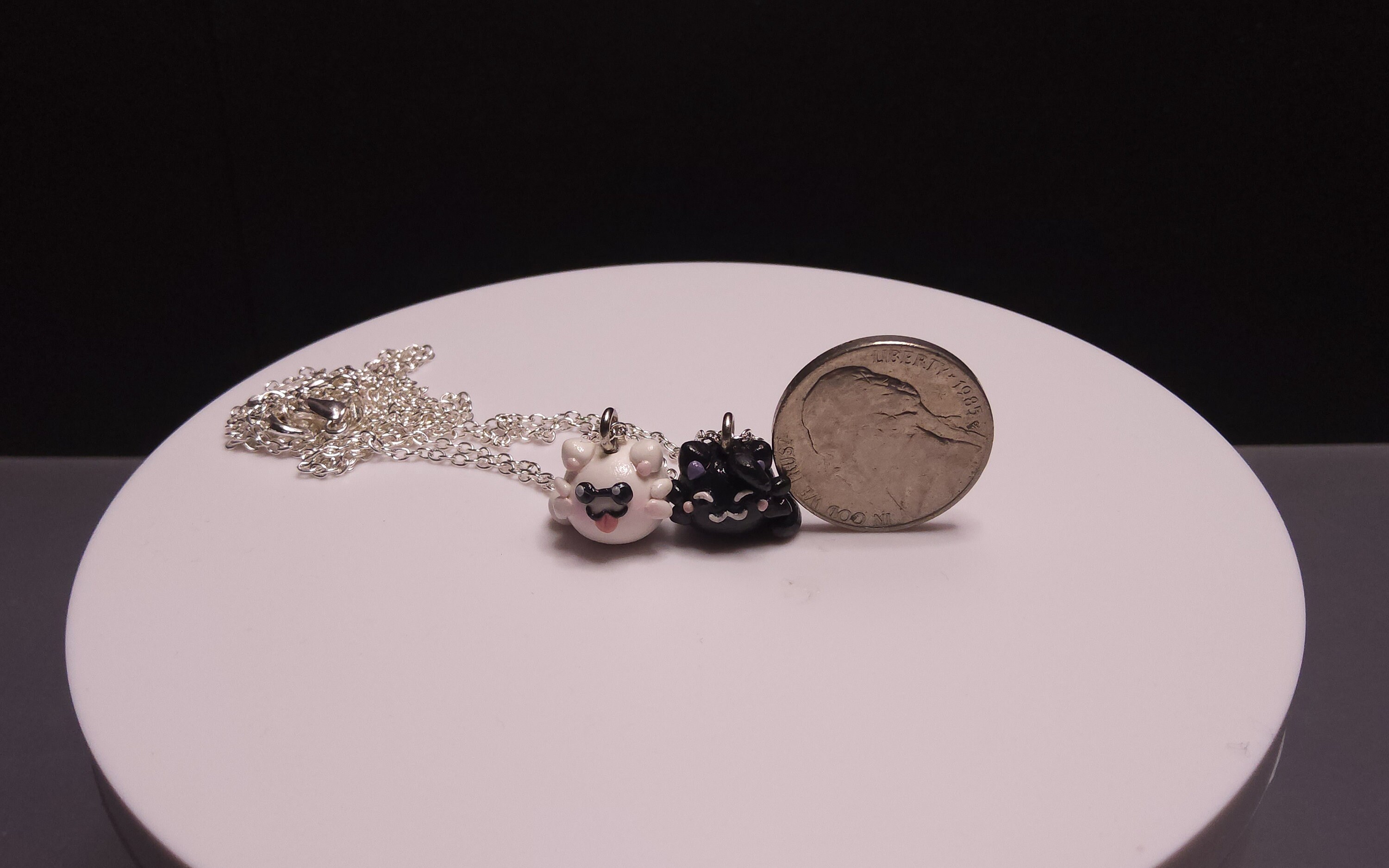 Gojo and Geto Cats JJK | Friendship Necklace & Charm| *made to Order ...