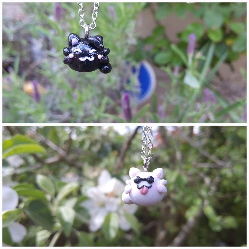 Gojo and Geto Cats JJK | Friendship Necklace & Charm| *made to Order ...