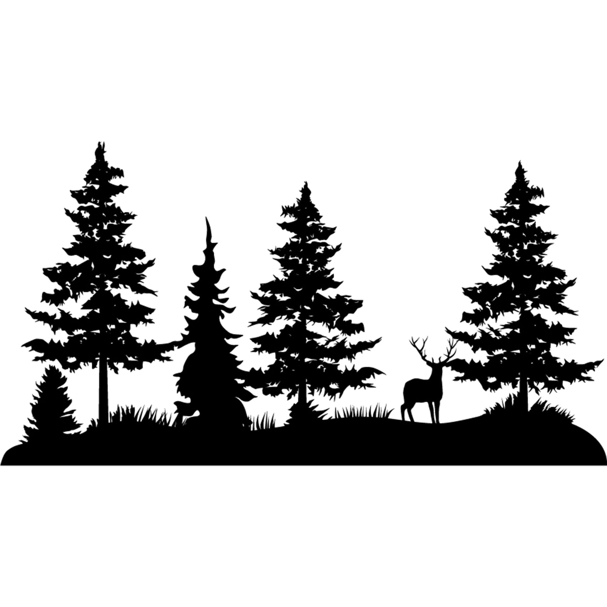 Tree Dxf File, Dxf-ai-pdf, Tree Vector Art, Tree Laser Cut ...