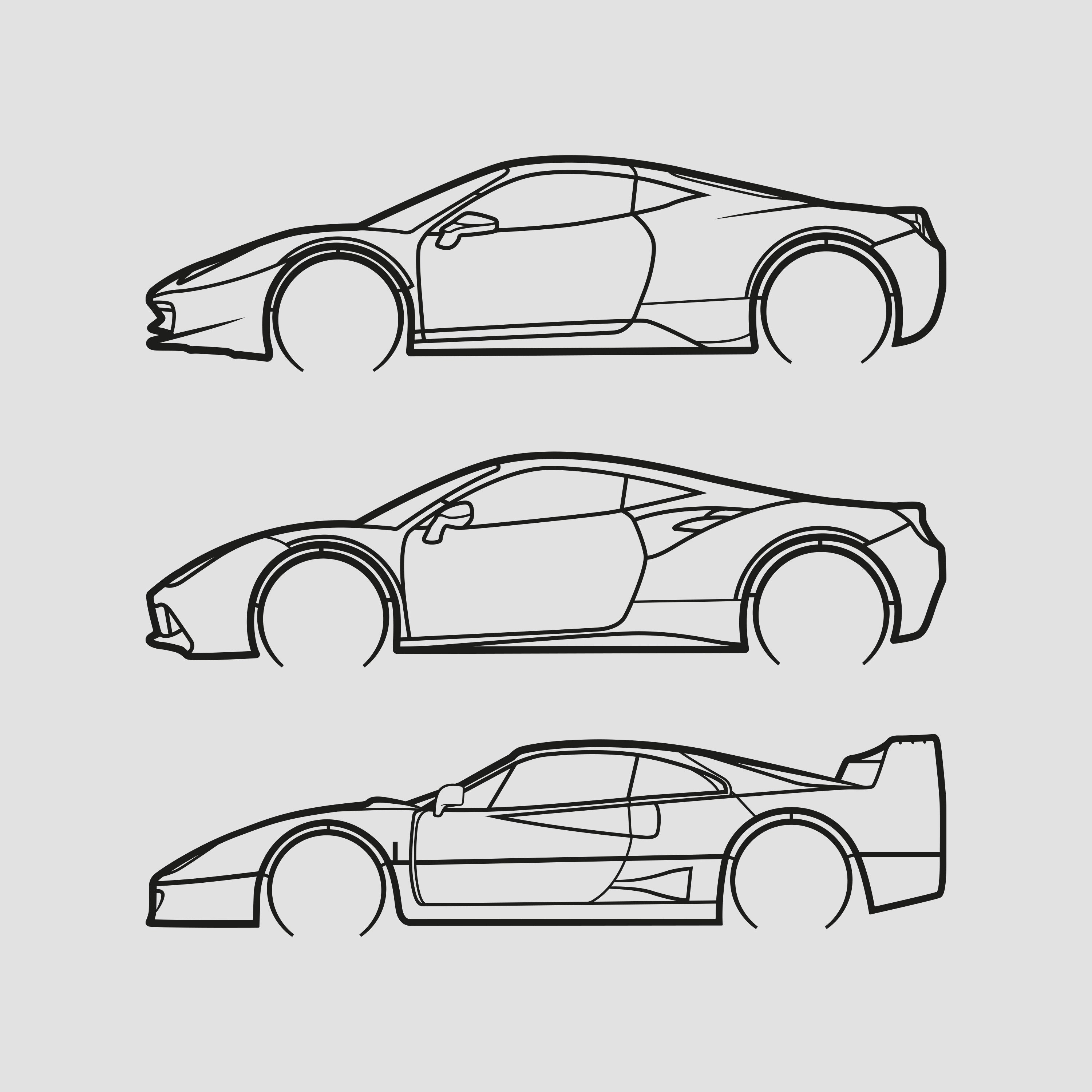 Car Dxf File, Dxf-ai-pdf, Car Vector Art, Car Laser Cut, Downloadable ...
