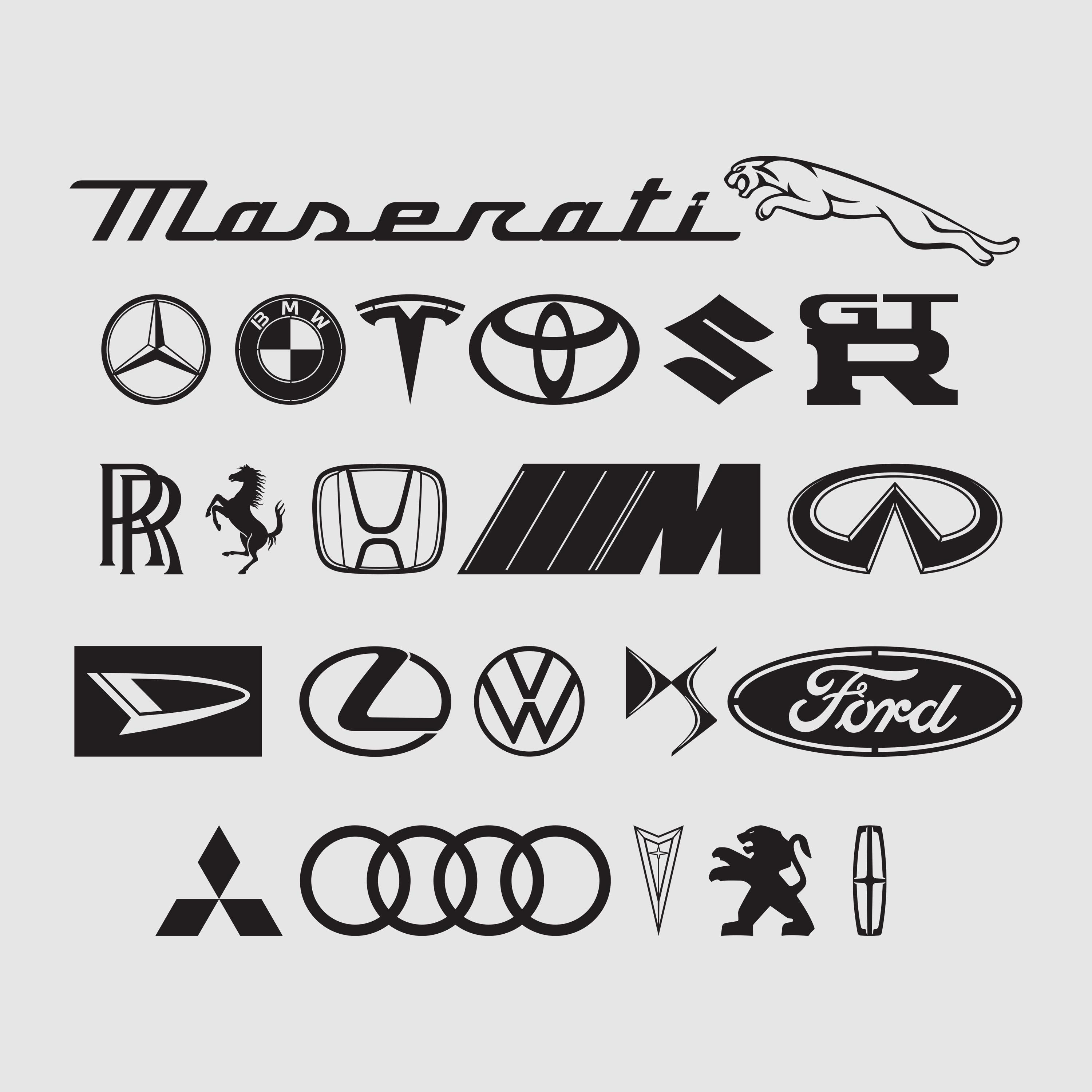 Car Logo Dwg-svg-dxf-ai-pdf, Car Vector Art, Car Laser Cut ...