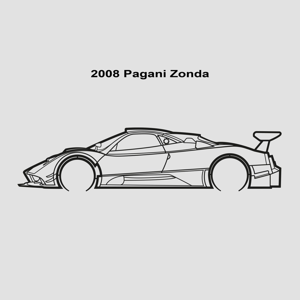 Car Dxf File, Dxf-ai-pdf, Supercar Dxf, Car Laser Cut, Downloadable Art ...