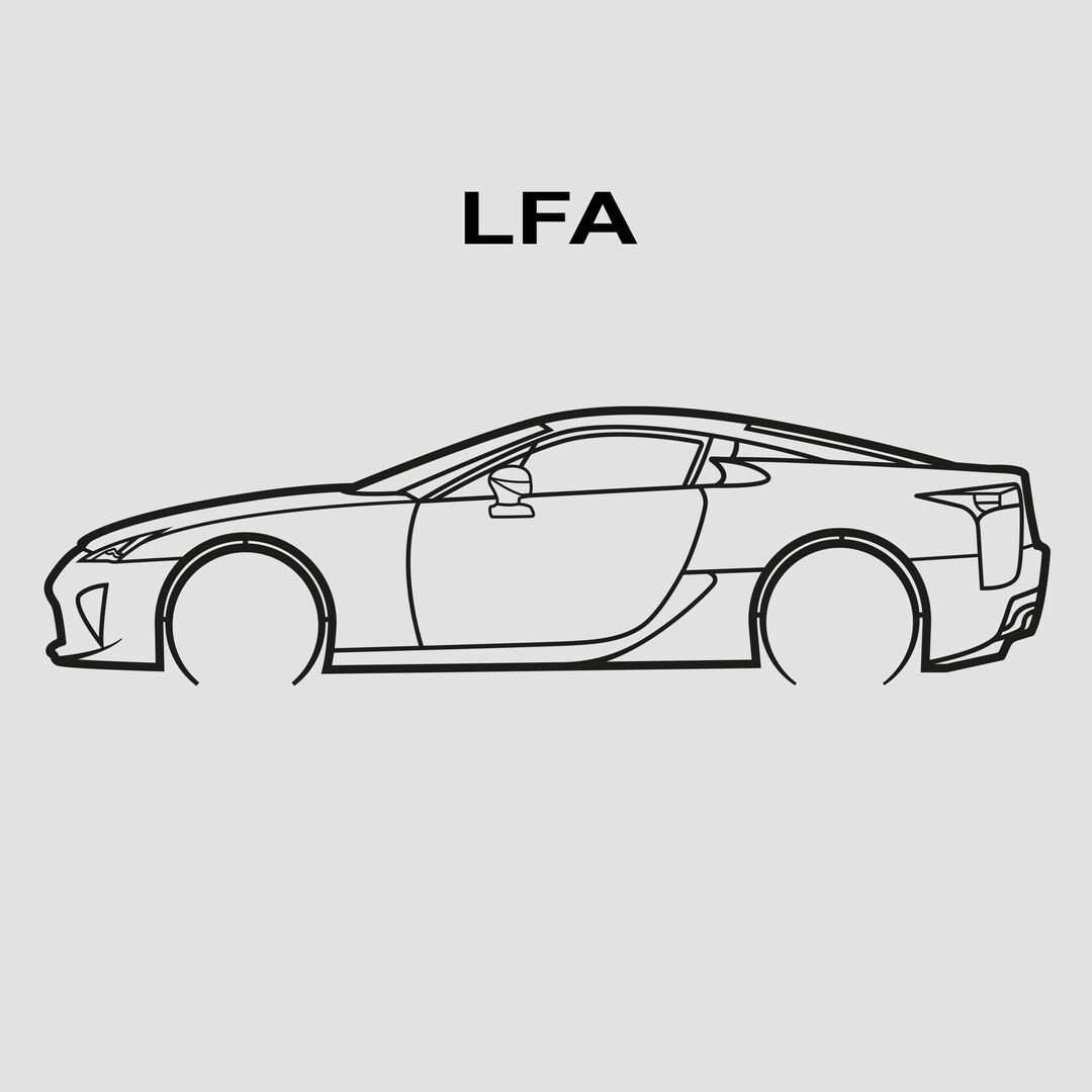 Car Dxf File, Dxf-ai-pdf, Car Vector Art, Car Laser Cut, Downloadable ...