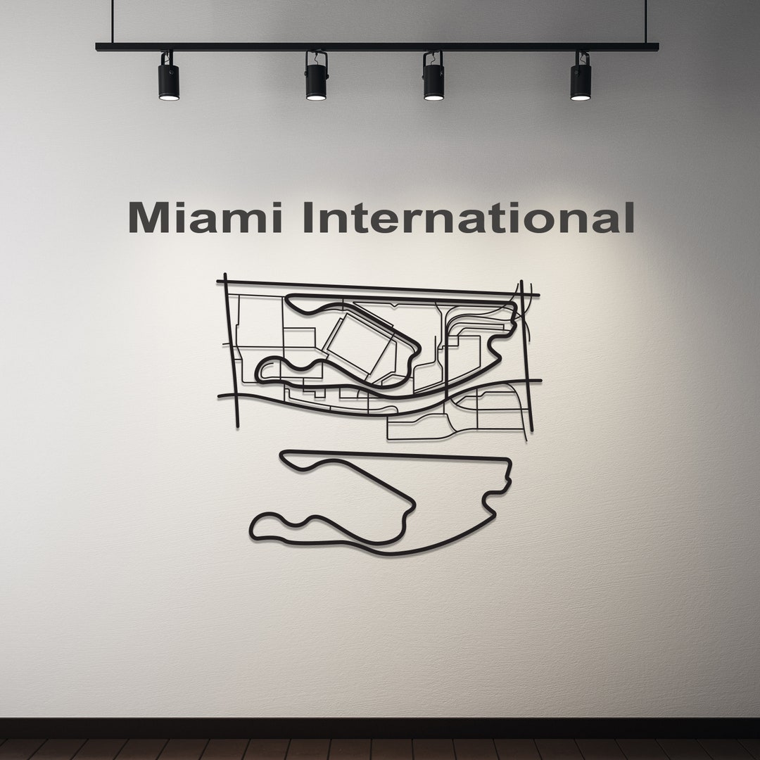 Miami International Circuit, Dwg-svg-dxf-ai-pdf, Downloadable Art ...