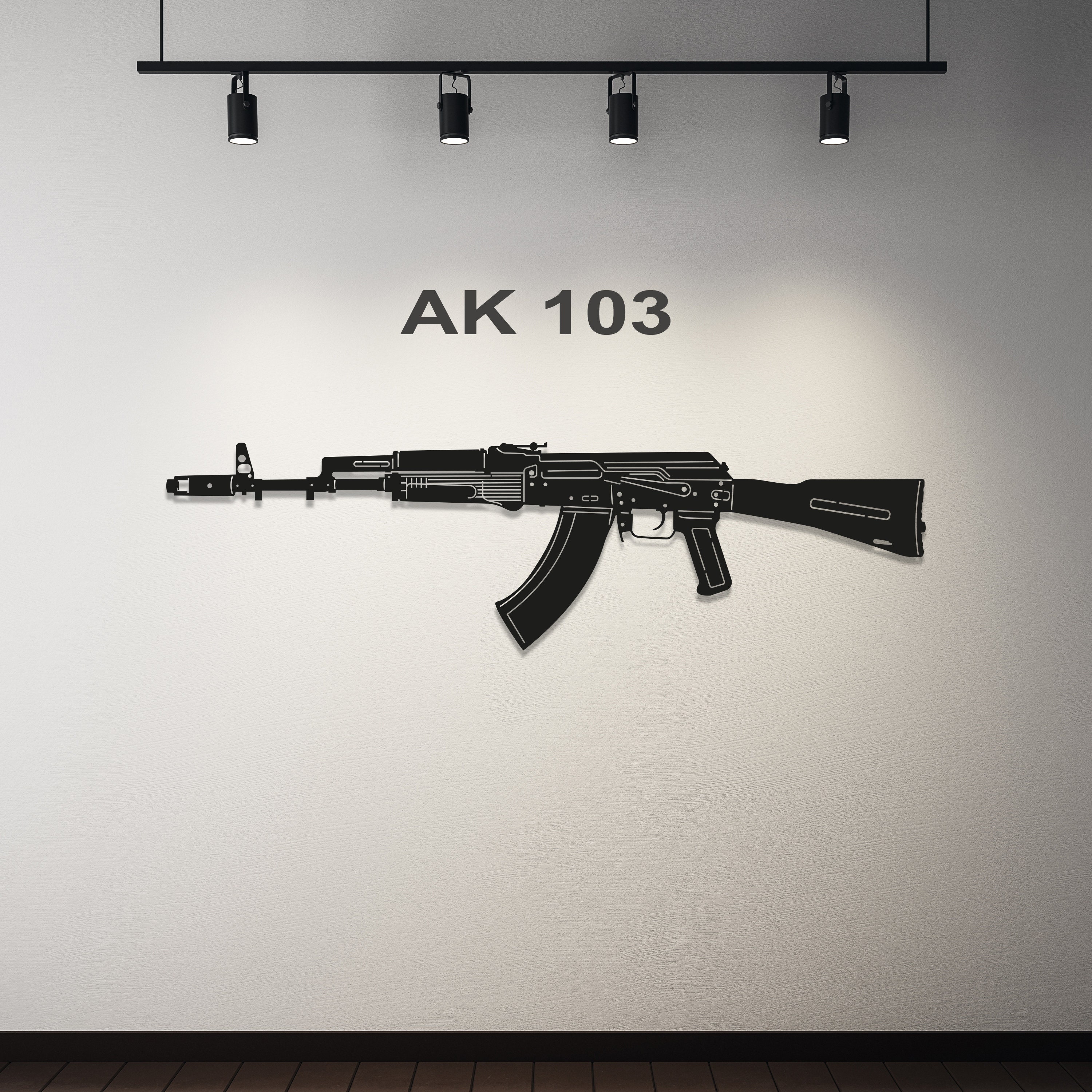 Rifle Dwg-Svg-Dxf-Ai-Pdf, Arte vectorial de pistola, Corte láser de ...