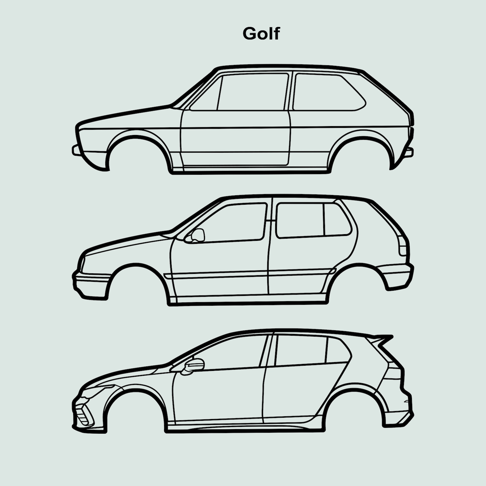Car Dxf File, Dxf-ai-pdf, Car Vector Art, Car Laser Cut, Downloadable ...
